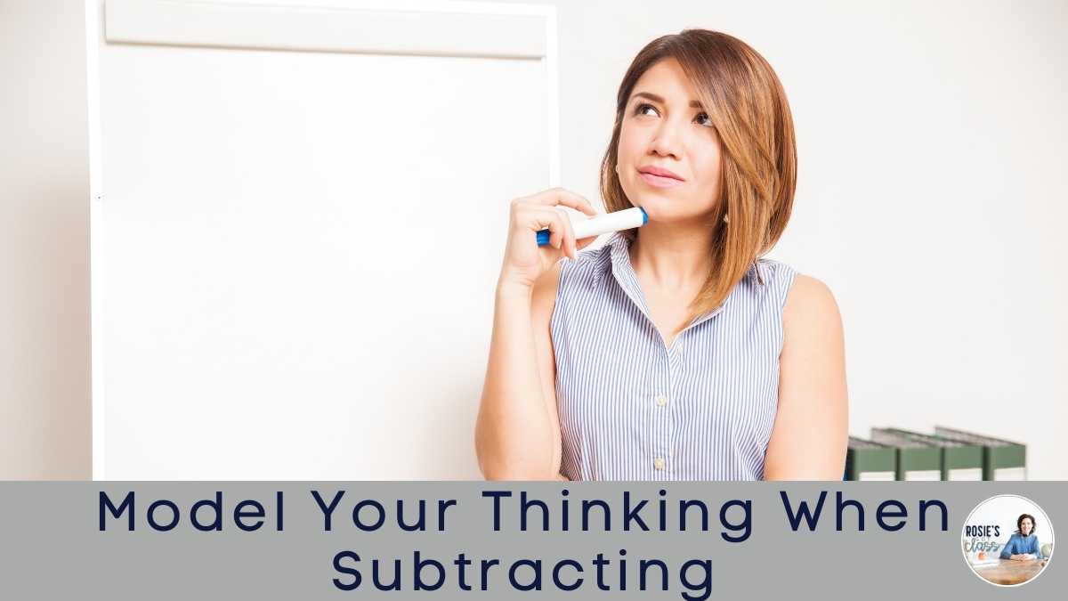 Number Line for Subtraction for 1st and 2nd Grade Students