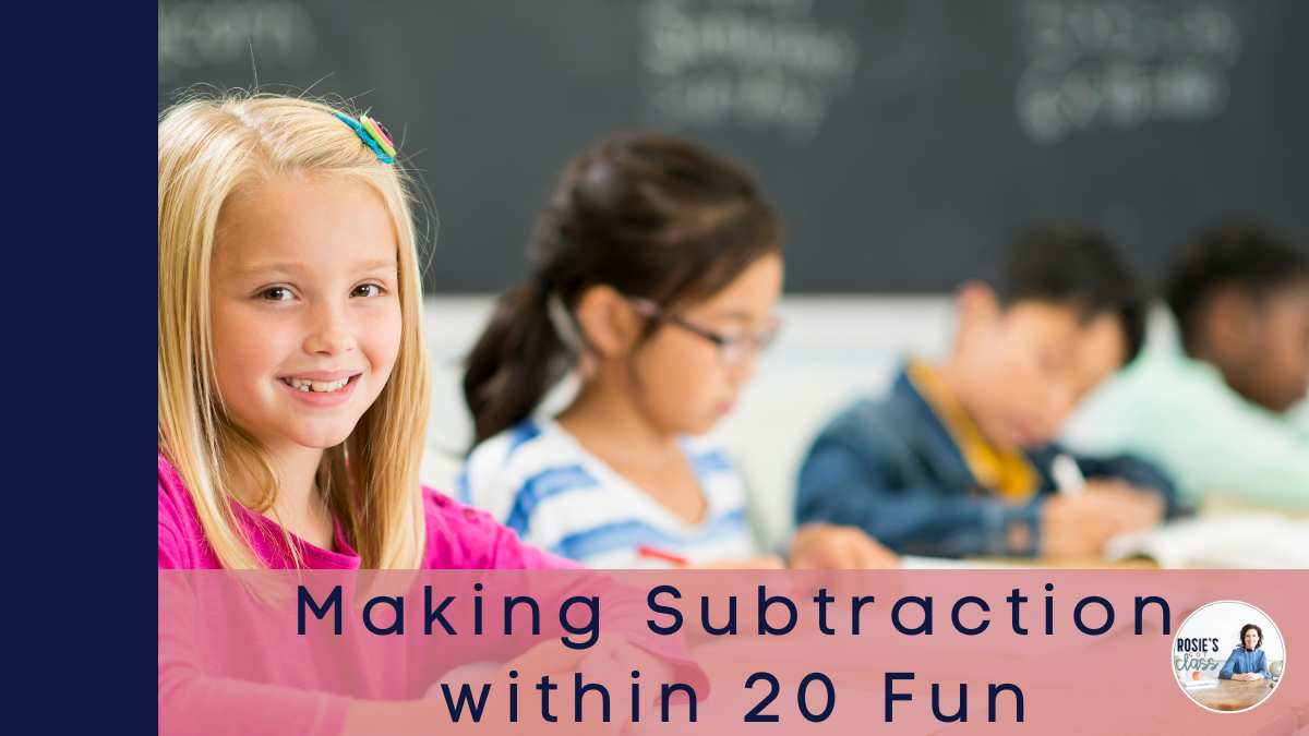 Subtract Within 20: Strategies to Build Math Fact Fluency